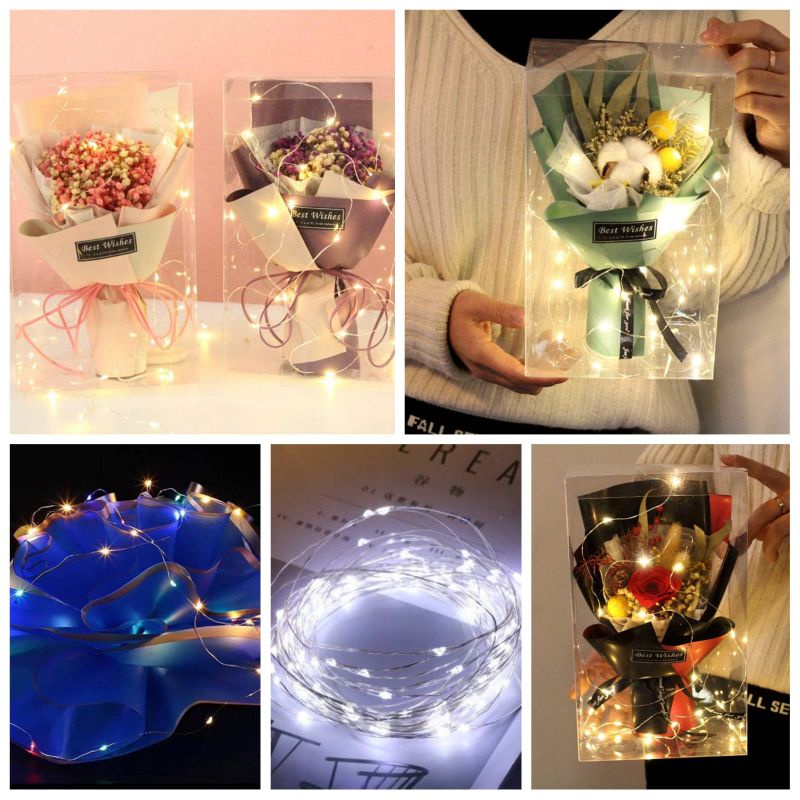 Jual Lampu LED Bouquet LED Lighting Lampu Handbouquet Buket Fairy Light ...