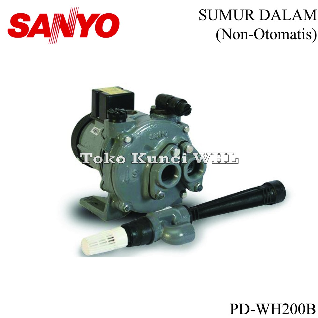 Jual Pompa Air SANYO PDWH 200 B Sumur Dalam Non Otomatis / Manual 200 ...