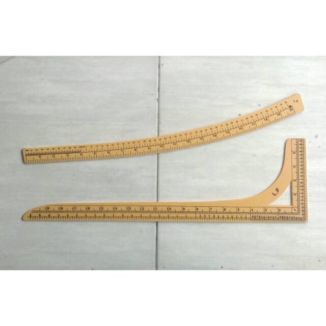 Jual Penggaris pola jahit set isi 2 besar merk Polaris / New Home No ...