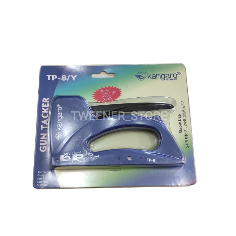 Jual Kangaro No. 384556 TP-8 TP8/Y Gun Tacker | Stapler Staples Tembak | Shopee Indonesia