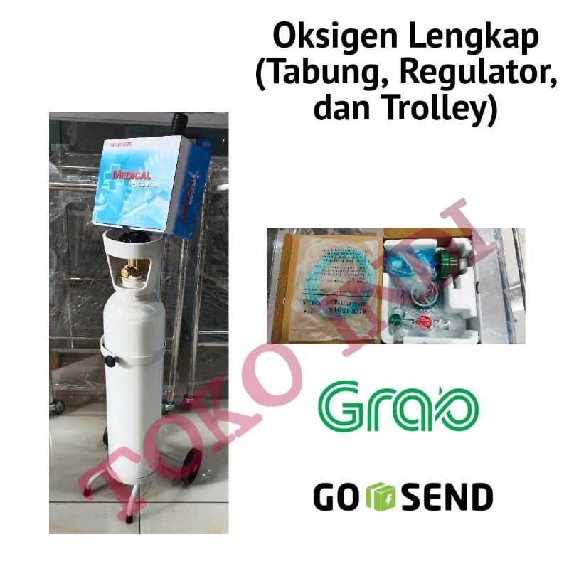 Jual Alat Bantu Pernafasan Siap Pakaitabung Oksigen 1m3 Lengkap Shopee Indonesia