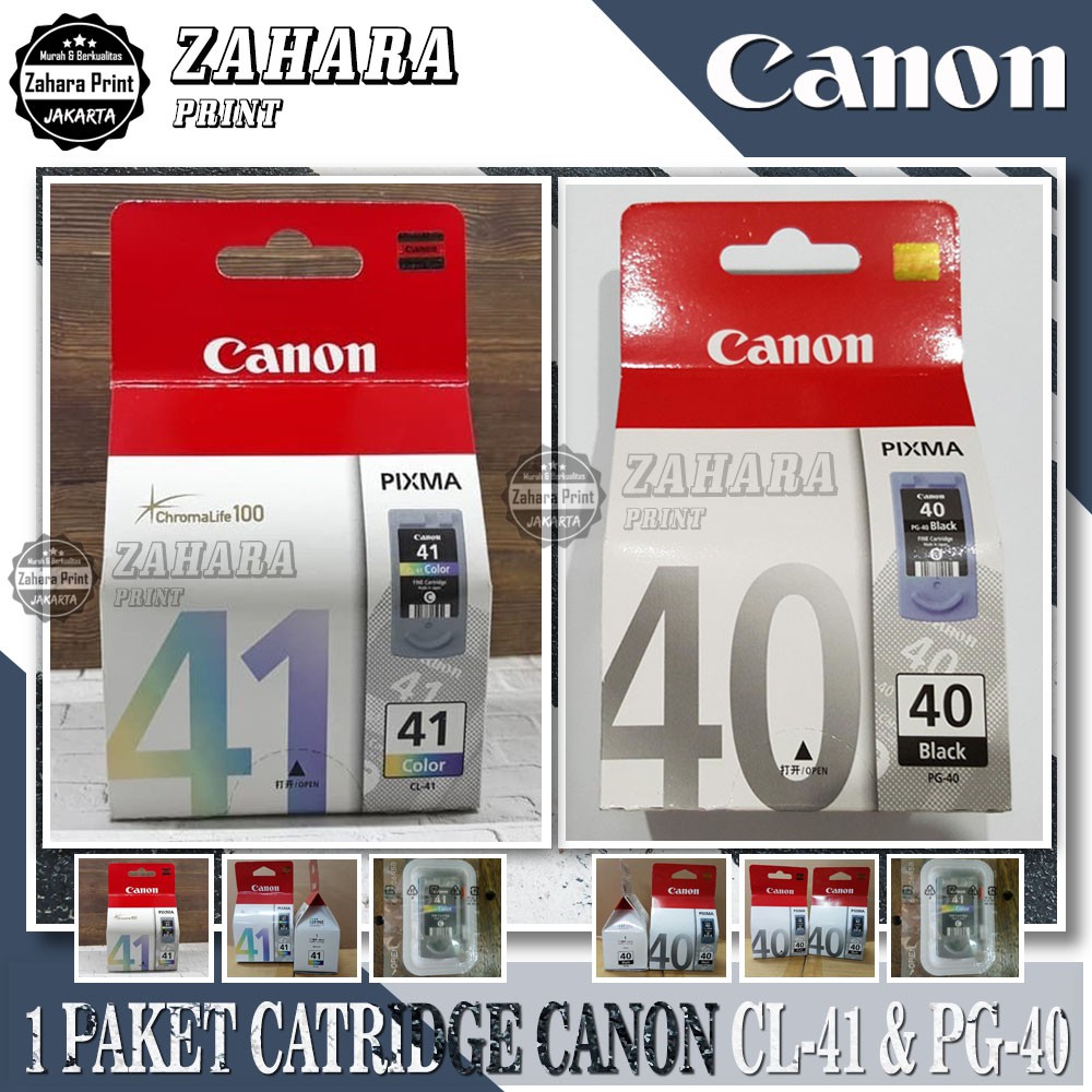 Jual Catridge printer Canon PG - 40 dan CL - 41 | Shopee Indonesia