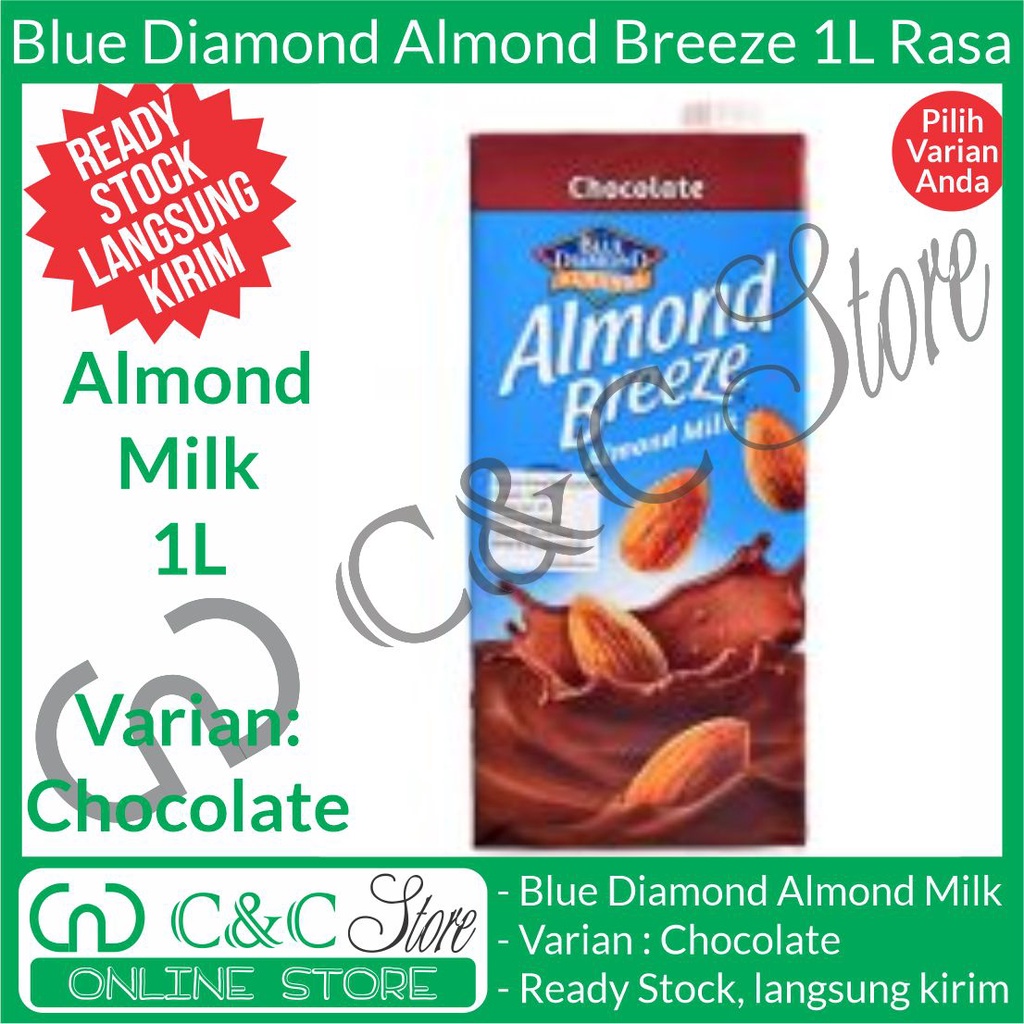Jual Almond Breeze Blue Diamond Almonds susu uht milk rasa 946ml 946 ml | Shopee Indonesia