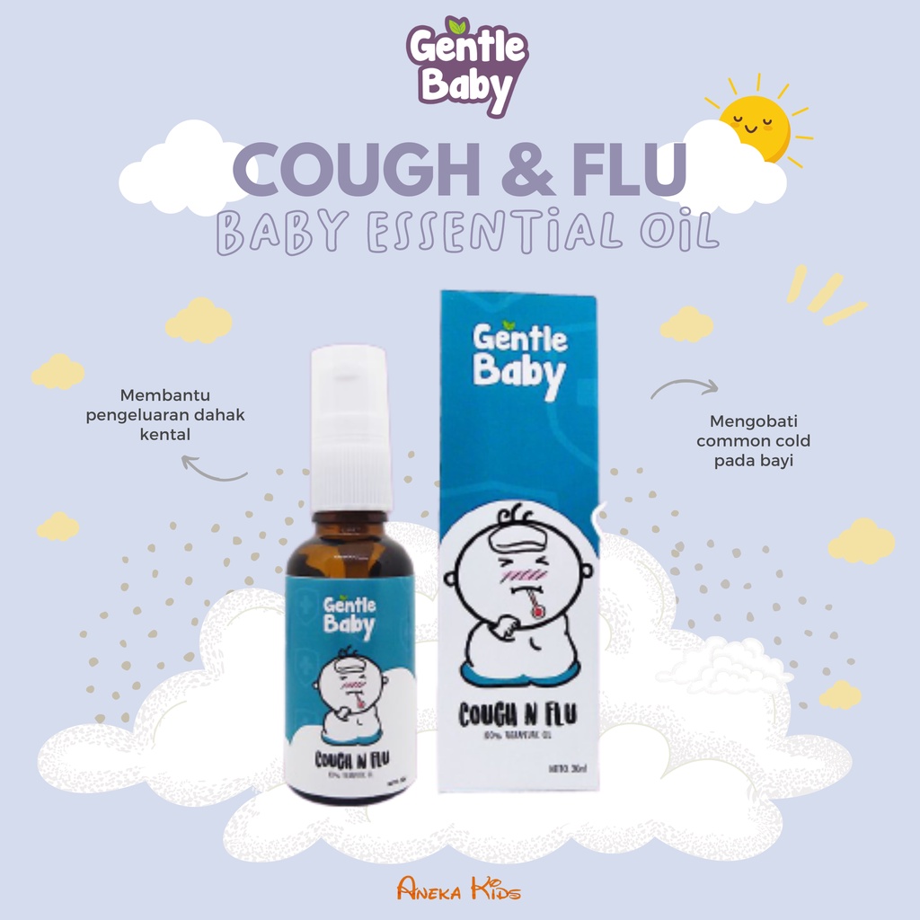 Jual Gentle Baby - Cough & Flu Essential Oil Minyak Bayi Obat Batuk Pilek Flu | Shopee Indonesia