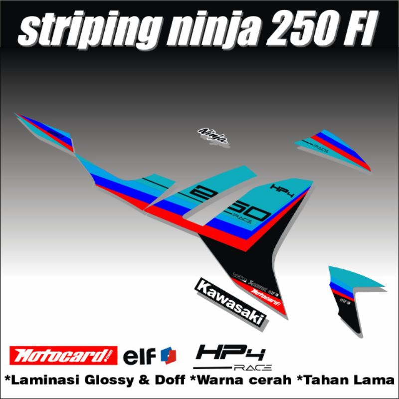 Jual Decal Striping Sticker Ninja 250 Old Livery Bmw Hp4 - Stiker List ...