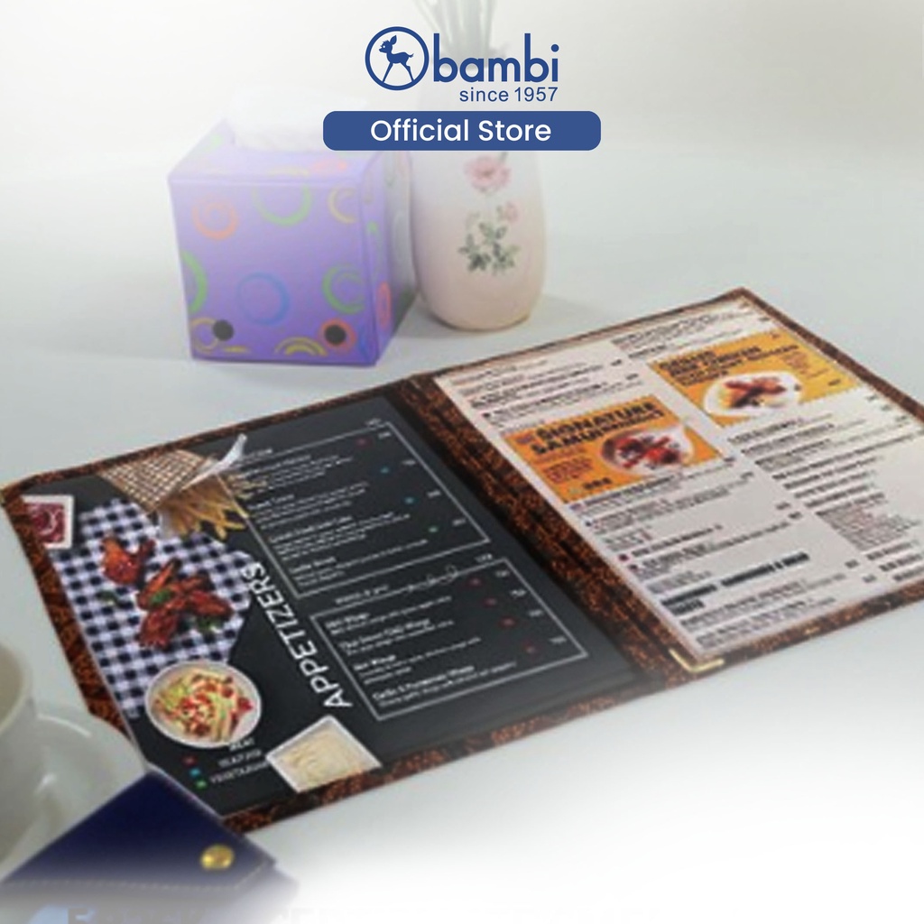 Jual Bambi Menu Book A4 Tipe Buku Menu Café & Restaurant Edisi Batik ...