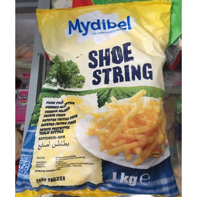 Jual Mydibel Kentang Shoestring #1 Kentang Goreng 1kg French fries ...