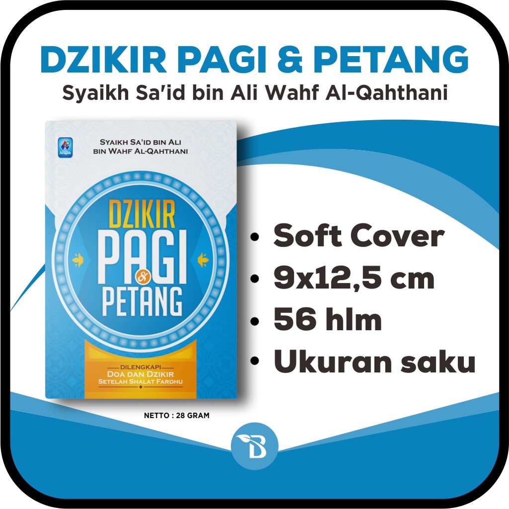 Jual Buku Dzikir Pagi Petang Buku Saku Soft Cover | Shopee Indonesia