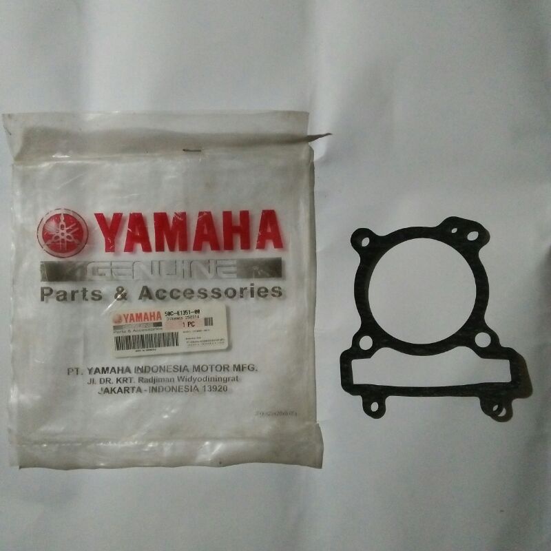 Jual paking blok Jupiter MX New/Old Vixion original kode part 50C E1351 00 | Shopee Indonesia