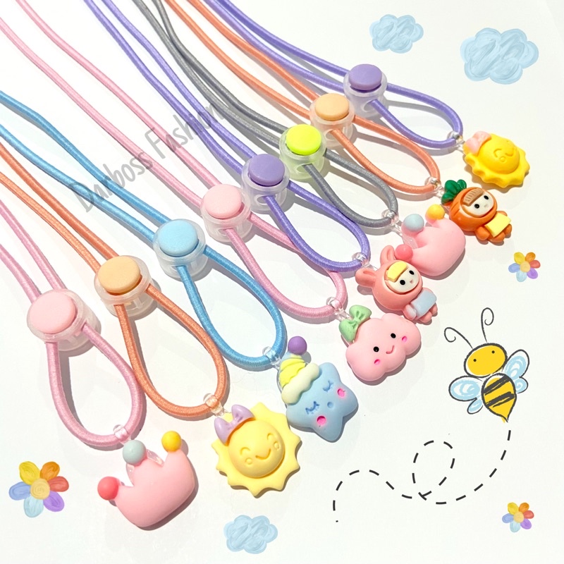 Jual (PART 1 CG) Tali kalung Masker Anak dan Dewasa CUSTOM NAMA ...