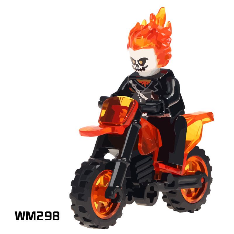 Jual mainan minifigure ghost rider wm298 lego movie bootleg edukasi ...