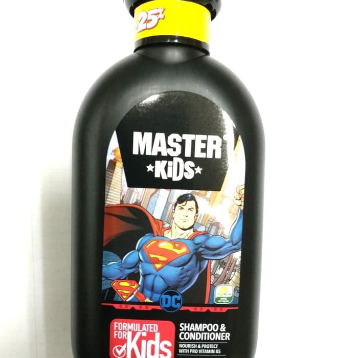 Jual Master Kids Shampoo & Conditioner Superman Aroma Melon 150 ml ...