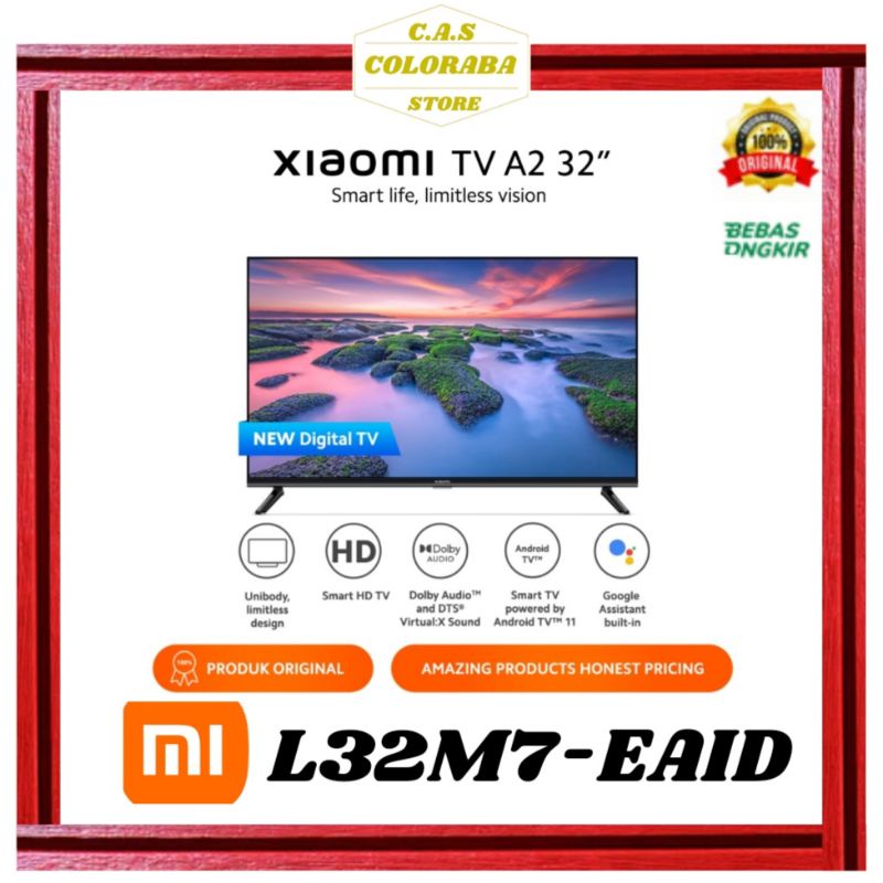 Jual XIAOMI MI TV A2 LED SMART TV 32 INCH L32M7 ANDROID 11 FHD DOLBY ...