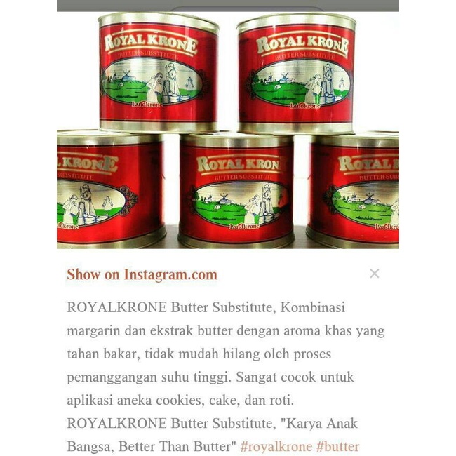 Jual Royal Krone Butter Blend - 2KG | Shopee Indonesia