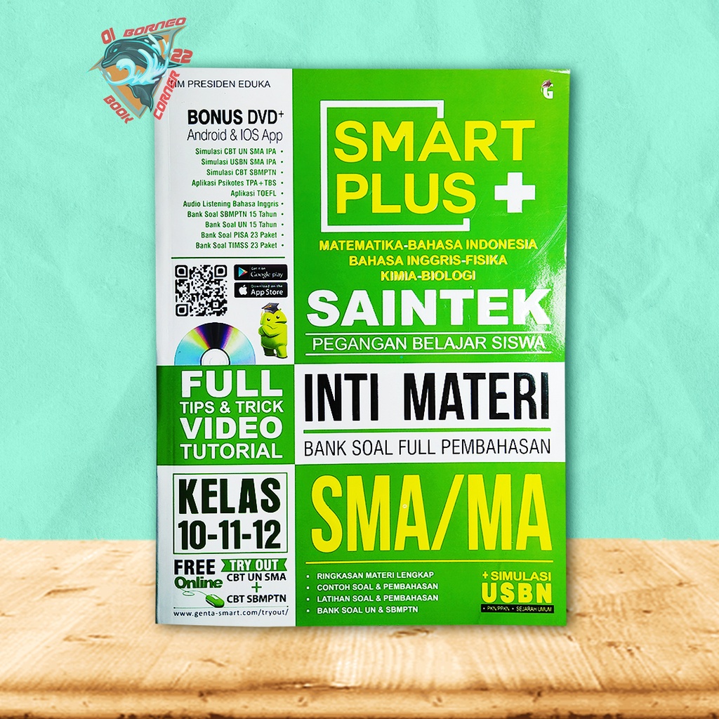 Jual BUKU PENUNJANG PELAJARAN SMA : SMART PLUS SMA/MA SAINTEK INTI MATERI BANK SOAL FULL ...