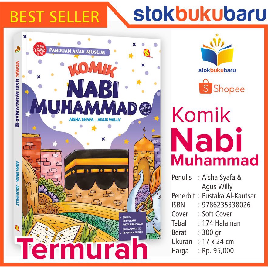 Jual Buku Komik Nabi Muhammad | Shopee Indonesia
