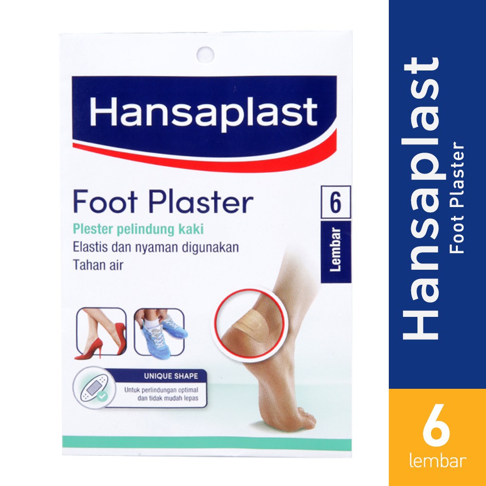 Jual Hansaplast Foot Plaster isi 6 lembar | Shopee Indonesia