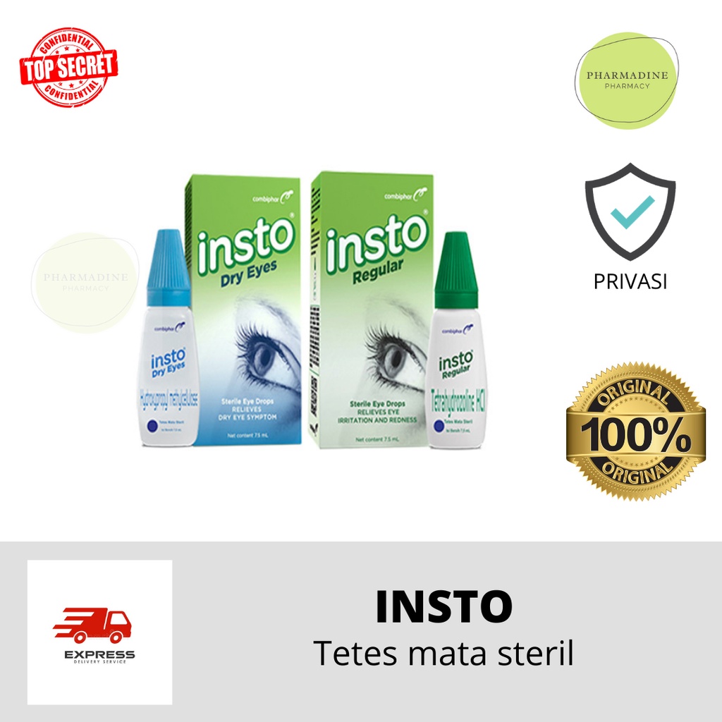 Jual Insto Eye Drops 7.5ml / Obat Tetes Mata / Mata Merah / Mata ...