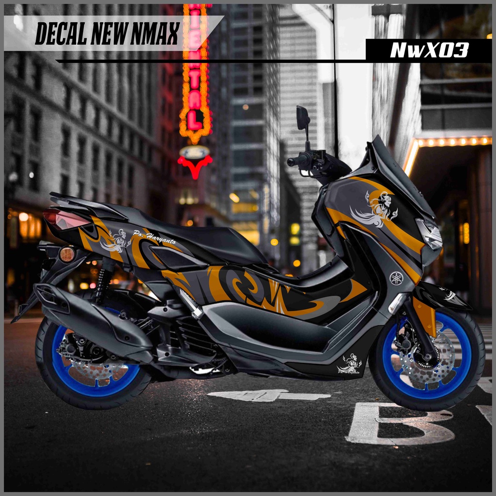 Jual DECAL STICKER NEW NMAX PO HARYANTO LIVERY | Shopee Indonesia