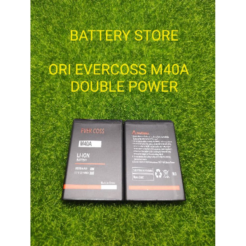 Jual BATERAI BATTERY BATRE BATRAI BATREI BAT ORI EVERCOSS M40A DOUBLE POWER 5800mAh | Shopee ...