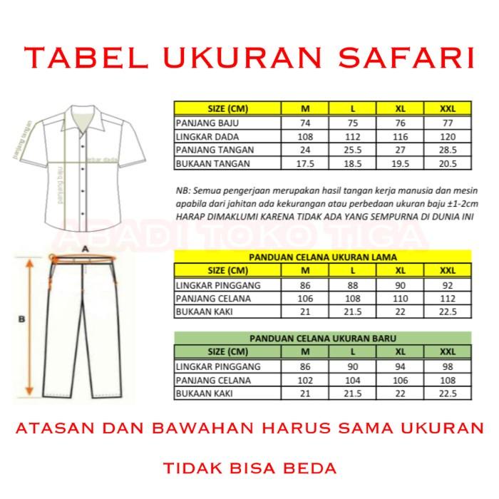 Jual Seragam | Kemeja Pdl Lapangan Seragam Safari Supir 1 Set Lengan ...
