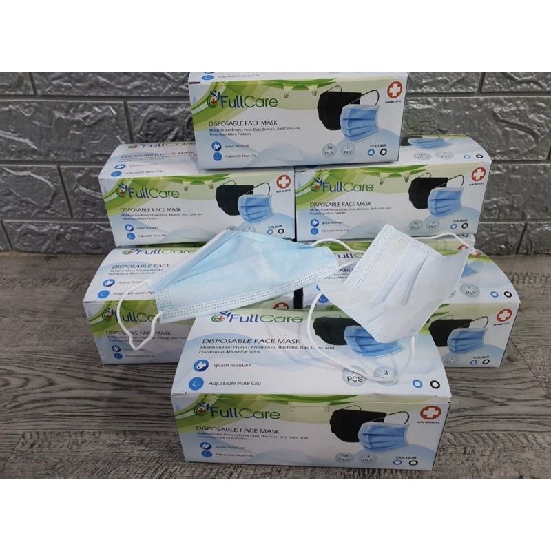 Jual Masker Biru 3Ply isi 50 (Tipis) | Shopee Indonesia
