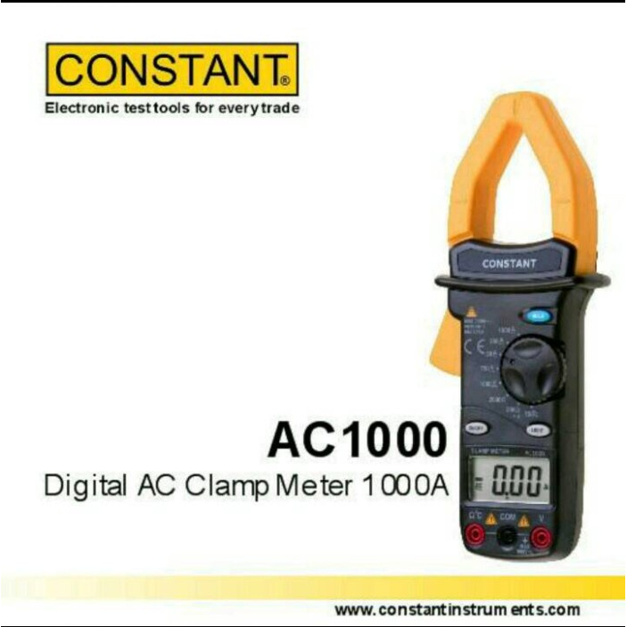 Jual CONSTANT AC1000 digital clamp meter tang ampere 1000a asli GARANSI ...