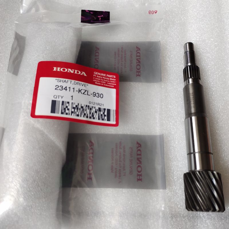 Jual 23411-KZL-930 SHAFT DRIVE As pully Beat fi pop eco street Vario ...