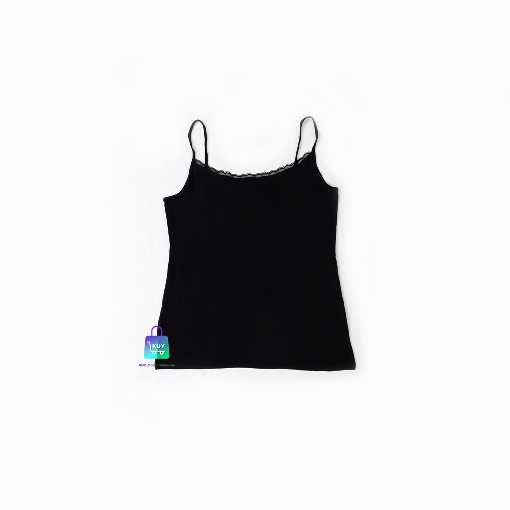 Jual TANK TOP WANITA CASUAL LOGG CATTON LEHER V NECK DAN ROUND NECK ...
