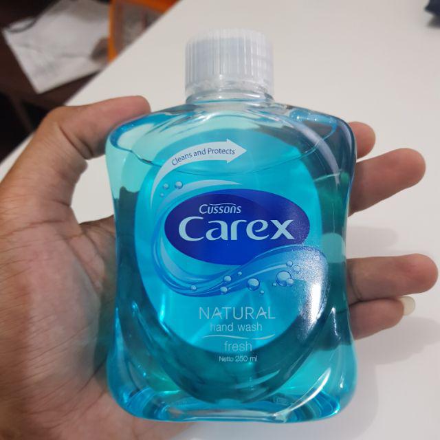Jual Cussons Carex Hand Wash Botol Natural 250 ml Sensitive / Fresh ...