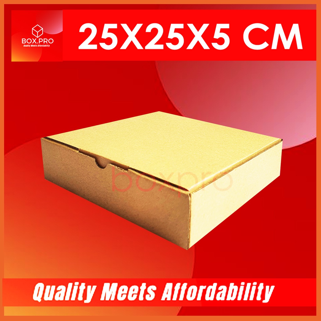 Jual Kardus Dus uk 25x25x5 cm (ECER) Die Cut Box Kotak Packing ...
