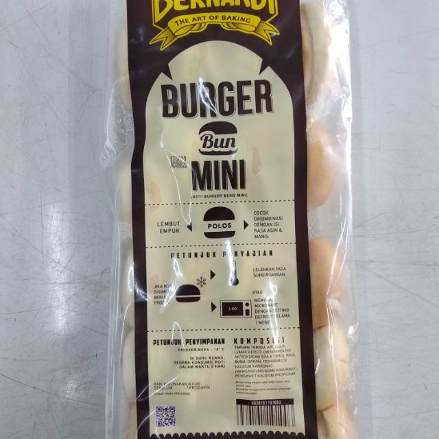Jual Bernardi Roti burger bun mini 20pcs | Shopee Indonesia