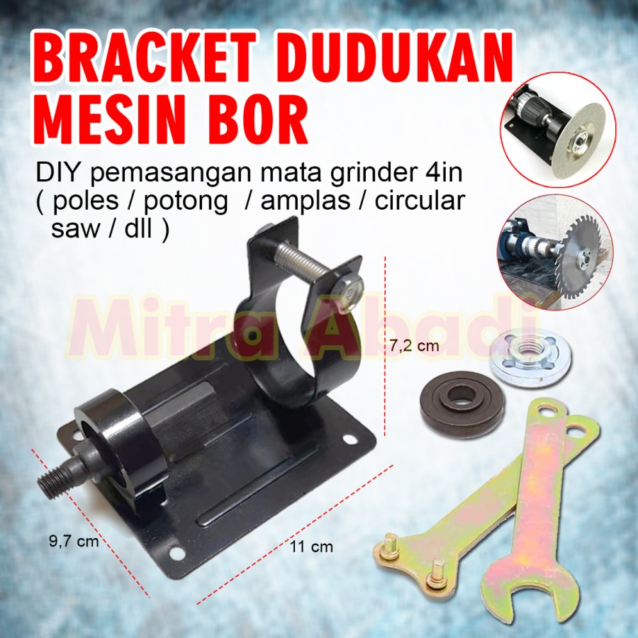 Jual Bracket Stand Dudukan Mesin Bor DIY Mata Gerinda | Shopee Indonesia