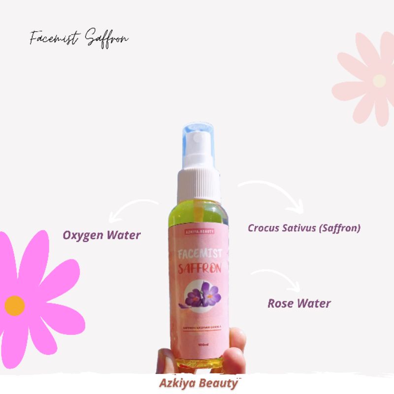 Jual Facemist Saffron Beauty Toner Spray 100 ml | Air Saffron With Rose ...