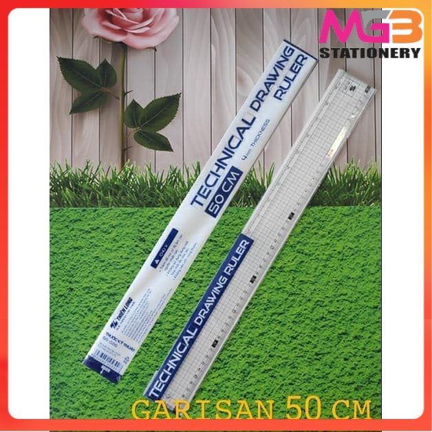 Jual Penggaris FLEXOFFICE Teknikal Drawing 50 CM - MGB | Shopee Indonesia