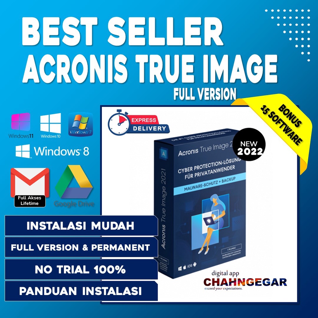 Jual Acronis True Image 2021 lisensi lifetime full version Software ...