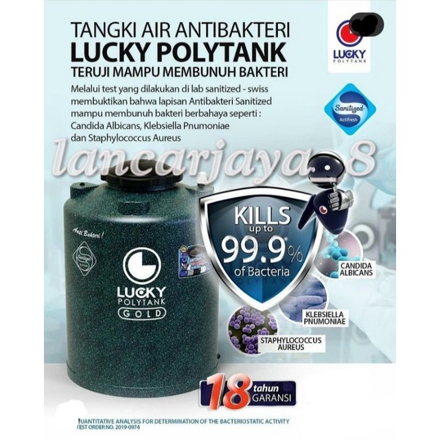 Jual PROMO!!!!! [Free Ongkir + Radar] Tangki Air Lucky SANITIZED ...