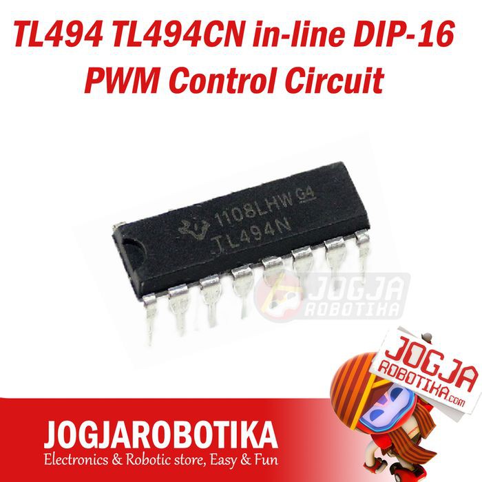 Jual IC TL494 TL494CN in-line DIP-16 PWM Control Circuit | Shopee Indonesia