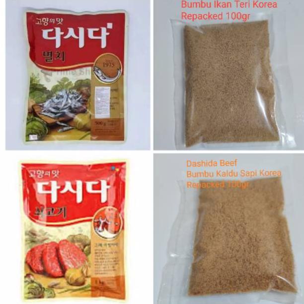 Jual KEMASAN REPACKED 100gr Dashida Sogogi Bumbu Sapi - Dashida Anchovy ...