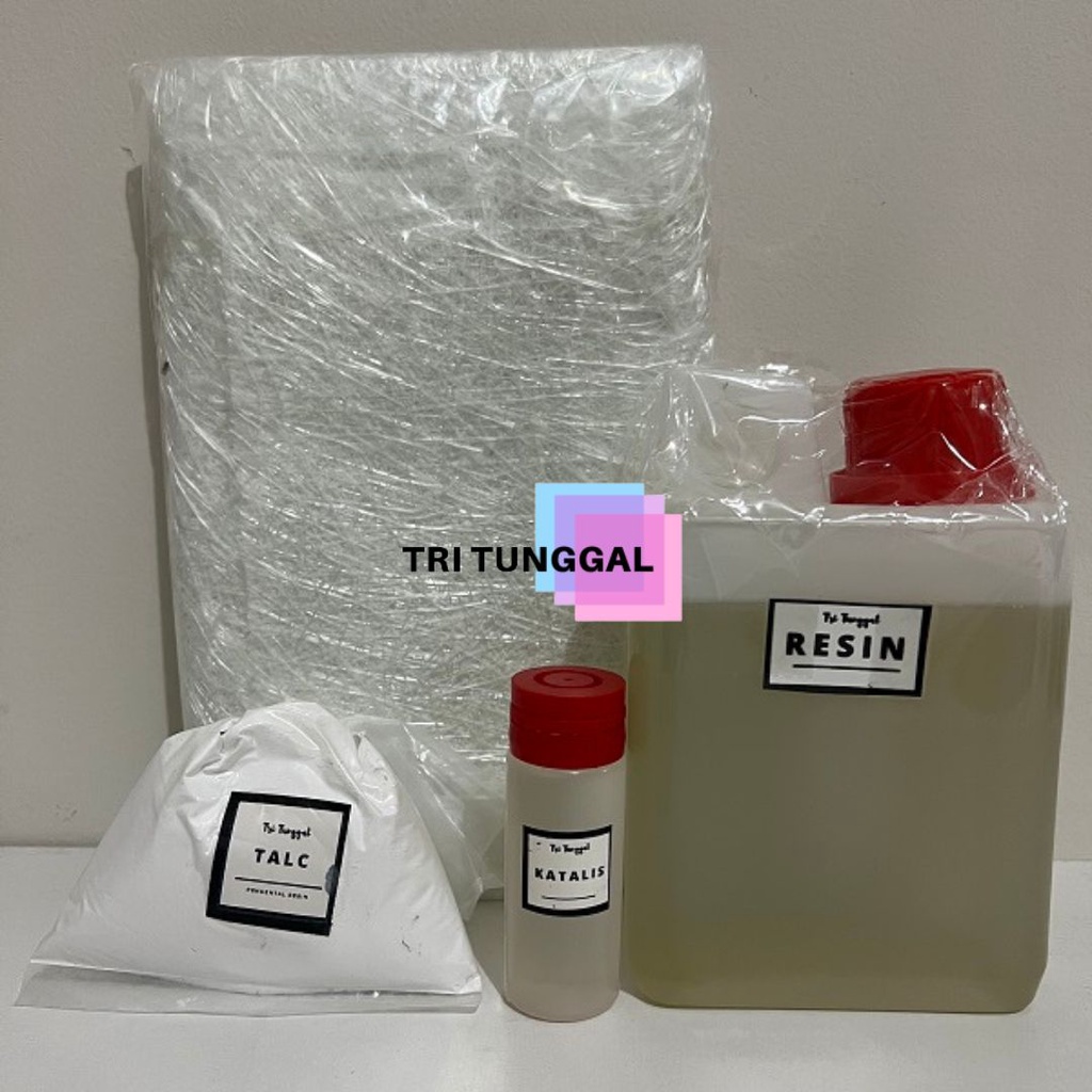 Jual Resin Paket 500gr Bening Merah Komplit Lebih Hemat Paketan Red ...