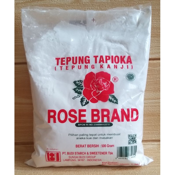 Jual Tepung Tapioka Rose Brand 500gr / Tepung Kanji | Shopee Indonesia
