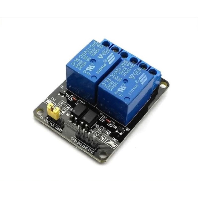 Jual Modul Relay 2 Channel 12V DC | Shopee Indonesia