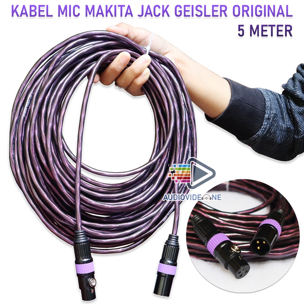 Jual Kabel Mic Makita 20 Meter Jack Xlr Geisler Original Kabel Audio ...