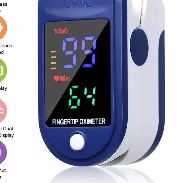 Jual Pulse Oxymeter Fingertip Pulse Oksigen Meter SpO2 Pulse Oxymeter ...