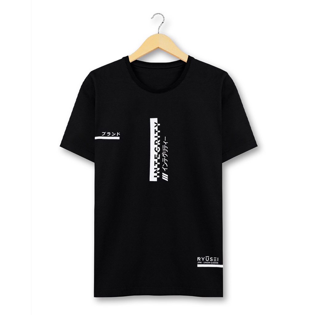 Jual Ryusei Kaos Pria Integrity Black | Shopee Indonesia