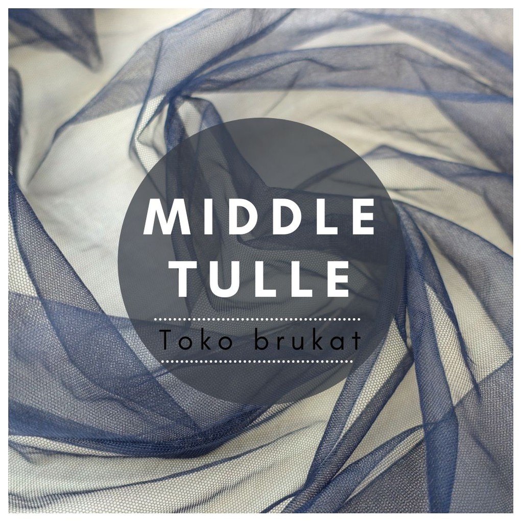 Jual Kain Tile / Tulle / Kain Mesh - Kain Tile Hitam (Per 0,5 m ...