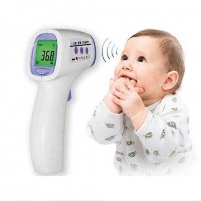 Jual Thermometer Digital Non Contact with LCD HDT8808 | Shopee Indonesia