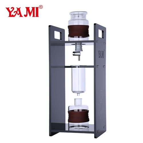 Jual Cold Brew Dripper Tower YAMI Black & Acrylic 2 level 8 cup ...