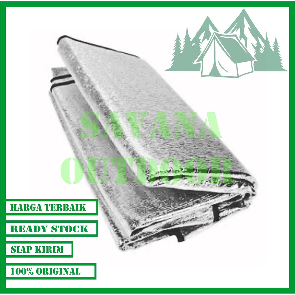 Jual Matras Alumunium Foil 200x100cm Matras Foil 200x50cm Alas camping ...