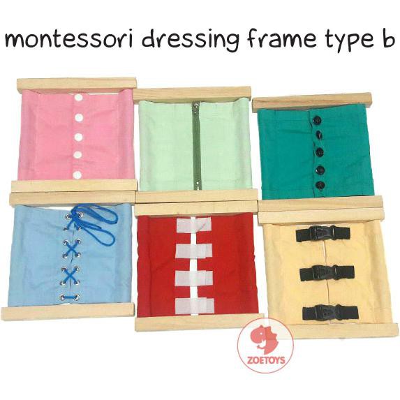 Jual Montessori Dressing Frame | Shopee Indonesia